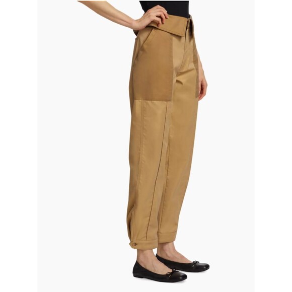 Frame Denim | Pants & Jumpsuits | Frame Womens Cotton Foldover Trouser ...